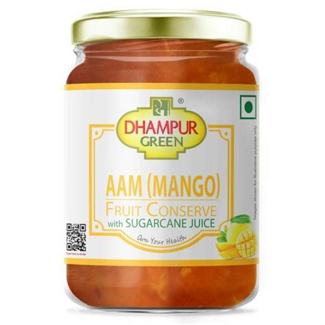Dhampur Green Aam Mango Jam With Sugarcane Juice Fresh Fruit Jam Jiomart