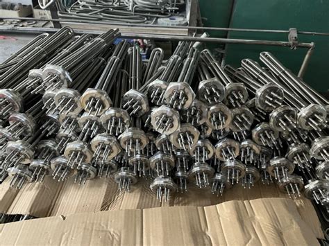 China Custom Industrial Submersible Electric Flange Immersion Heater