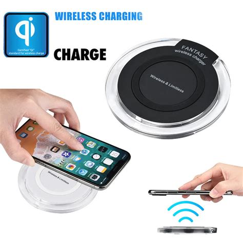 EPULA Mobile Phone Wireless Chargers Portable Mini Acrylic QI Wireless Limitless Charger