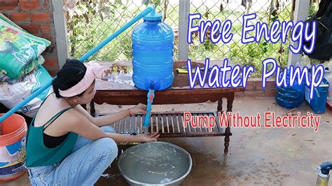 How To Make Free Energy Water Pump Without Electricity Creative
