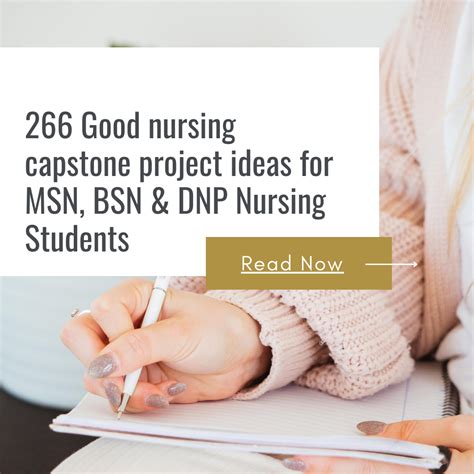 266 Nursing Capstone Project Ideas And Topics For BSN DNP