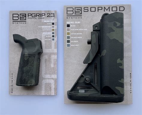 B5 Systems Sopmod Stock Multicam Black W Quick Detach Mount Mil Spec