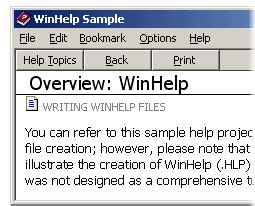 Introduction To Help Authoring WinHelp HLP HTML Help CHM Web Help HTML Segmented
