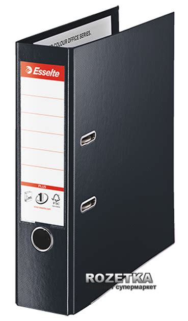 Папка-реєстратор Esselte MAXI No.1 Power А4 80 мм Чорна (81187) – фото ...