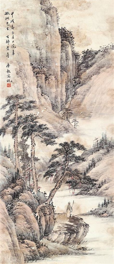 房毅 策杖访友第二十四届联谊拍卖会上海道明拍品价格图片拍卖专场拍卖会预展拍卖会结果卓克拍卖频道
