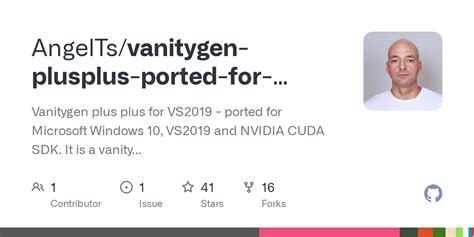 GitHub AngelTs Vanitygen Plusplus Ported For VS2019 Vanitygen Plus