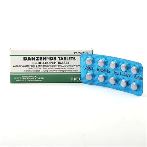 Danzen Tablets Ds 10mg 2x10s Medihub