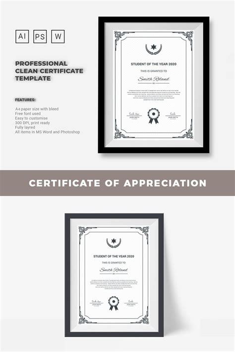 Completion Certificate Template 75682 Templatemonster Certificate Templates Certificate