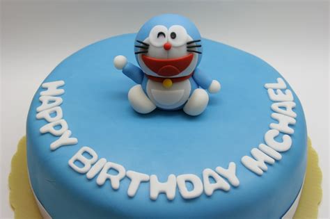 Beautiful Kitchen Doraemon Inspired Cake Topper