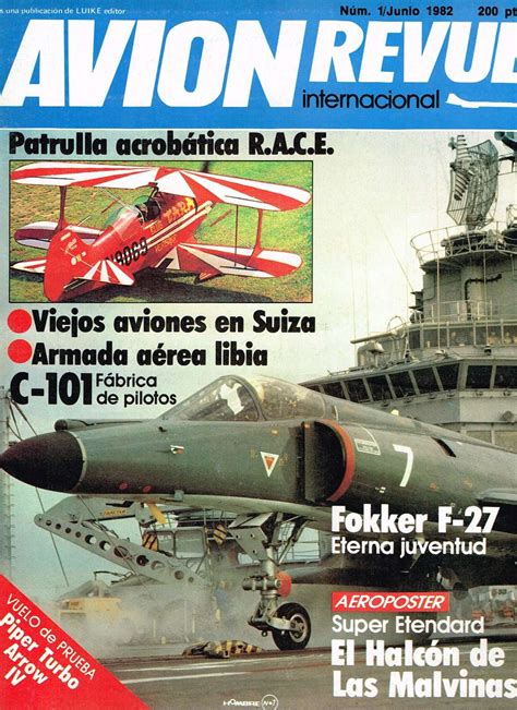 40º Aniversario De Avion Revue Aviación En Español Desde 1982 Avion