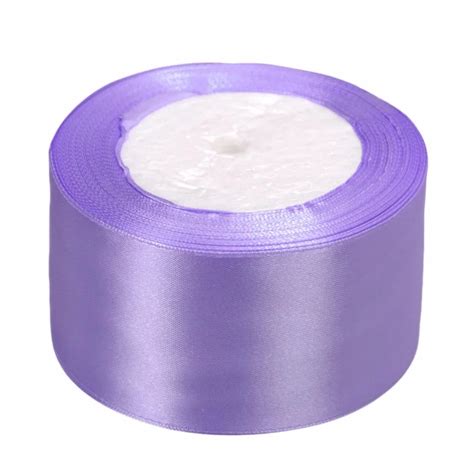 라벤더 1 롤 2 50mm 25 야드롤 단일 얼굴 새틴 리본 폴리 에스터 리본 웨딩 파티 장식 선물 활faced