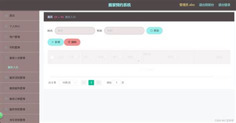 Java毕设项目搬家预约系统（javavuemybatismavenmysql）搬家毕设 Csdn博客
