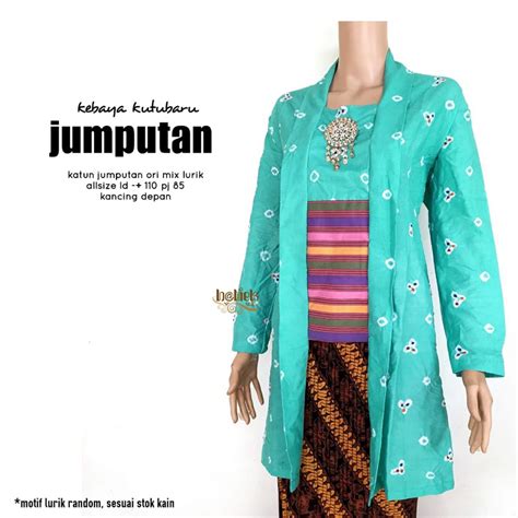 Jual Kebaya Kutu Baru Jumputan Lurik Ori Shopee Indonesia