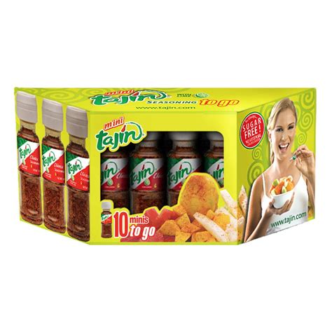 Buy Tajin Clasico Chile Lime Mexican Seasoning Mini 035 Oz Bottle 10