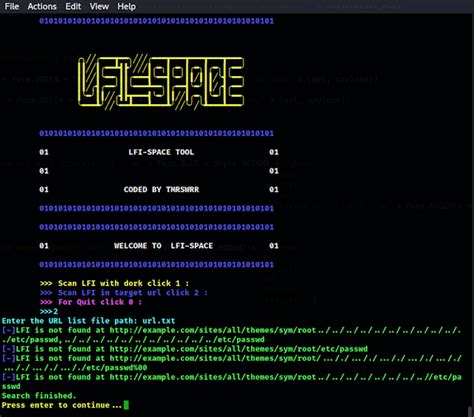 Lfi Space Lfi Scan Tool