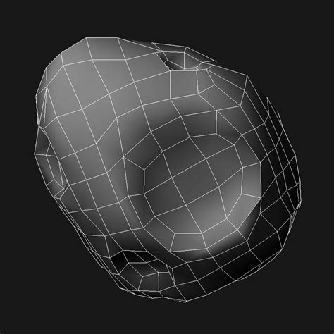 D Model Asteroid Meteorite Meteor