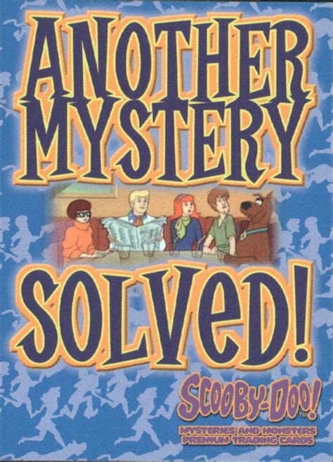 2003 Scooby Doo Mysteries And Monsters 66 Another Mystery Solved NM MT
