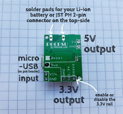 Pgcpsu Is A Tiny Lipo Psu Module Crowdfunding Cnx Software