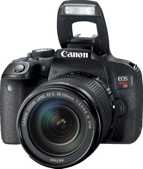 Customer Reviews Canon EOS Rebel T7i DSLR Camera With 18 135mm IS STM