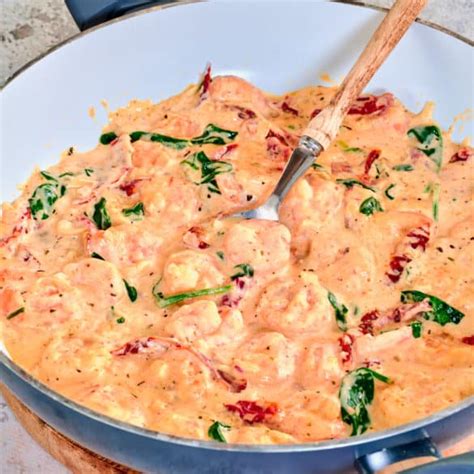 Creamy Garlic Butter Tuscan Shrimp Myketoplate