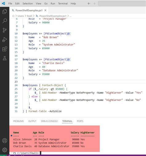 How To Create Tables With Multiple Columns In Powershell