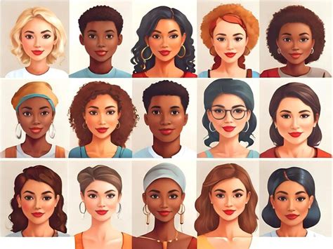 Premium Ai Image Free Vector Multiracial Group Of Different People