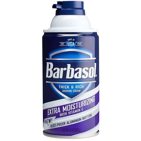 BARBASOL Крем-пена для бритья увлажняющая Extra Moisturizing Shaving ...