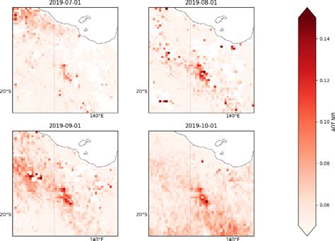 Aerosol Optical Thickness Aot In The Near Infrared Nir Band Over Download Scientific