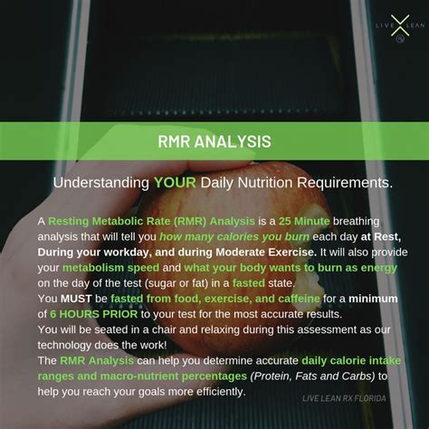 Pin On Resting Metabolic Rate Rmr Analysis