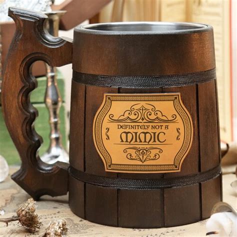 Not A Mimic Mug Dnd Beer Mug Dnd T Dungeon Master Etsy