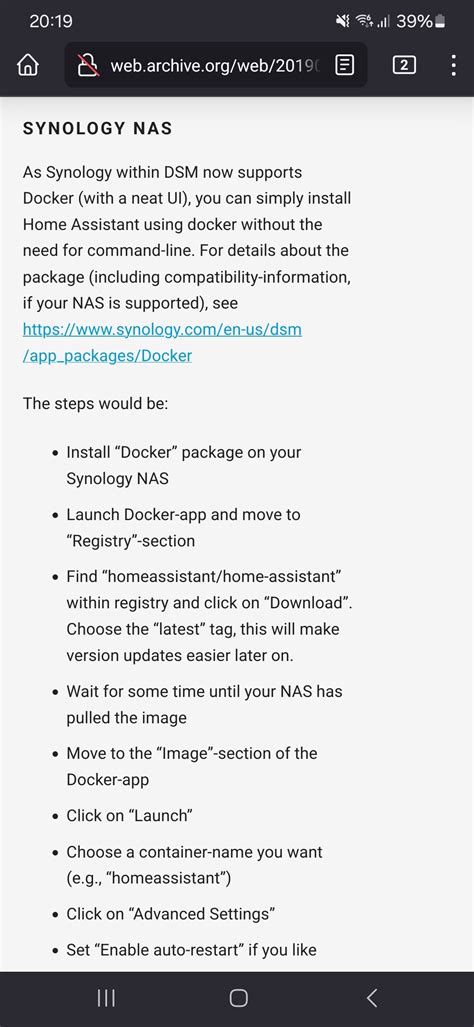 docker ghcr configuration home assistant community
