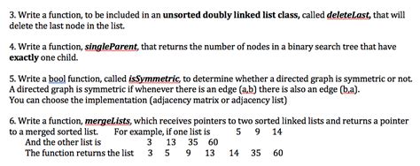 3 Write A Function To Be Included In An Unsorted