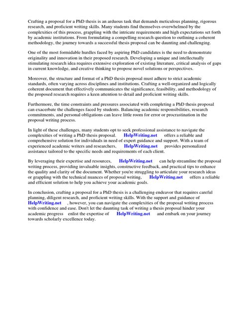 How To Write A Proposal For Phd Thesis Pdf Citation Thesis