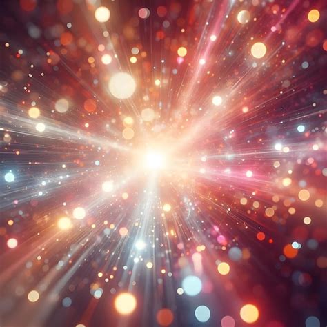 Spectrum And Flashes Of Coloured Light Premium Ai Generated Image