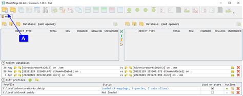 Compare Sql Server Schemas Summary View Mssqlmerge