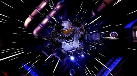Robot Tunnel Flying Free Stock Video Pixabay