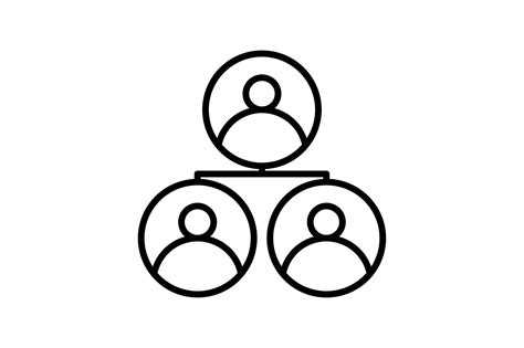 Black Hierarchy Icon