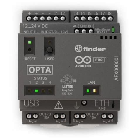 Arduino OPTA MicroPLC With Industry IoT Capabilities With Additional