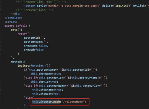 vue js 中this router push 的使用 周小姐你好 博客园