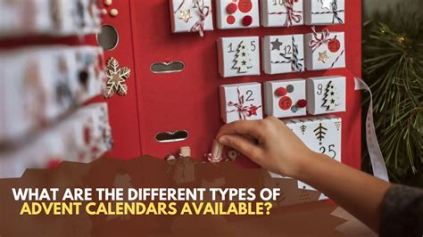 What Are The Different Types Of Advent Calendars Available What Are The Different Types Of Advent Calendars Available
