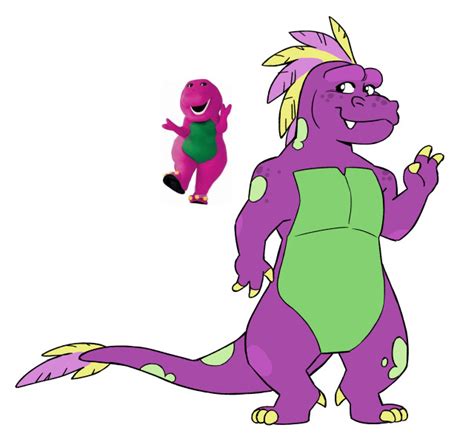 ᵕᵕ on Tumblr REDESIGN BARNEY THE DINASOUR