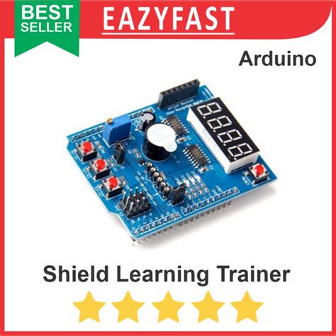 Jual Arduino Uno Shield Learning Training Trainer Kit Basic Module