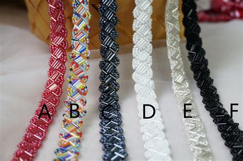 Beaded Lace Trim Wedding Dress Decoration Lace Pearl Beaded Etsy