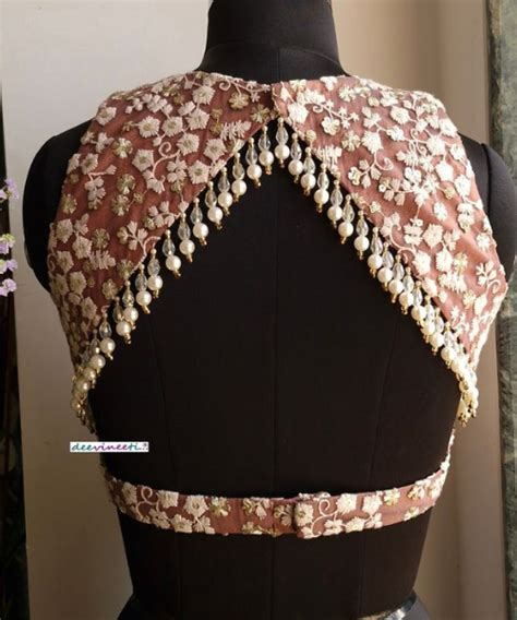 Must Try 20 Brocade Blouse Back Designs For Brides