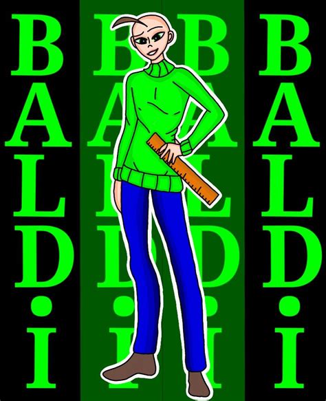 Baldi From Baldis Basics Fanart By Me Tündi Angel Baldis Basics