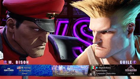 Street Fighter Guile Vs M Bison Battle Hub YouTube