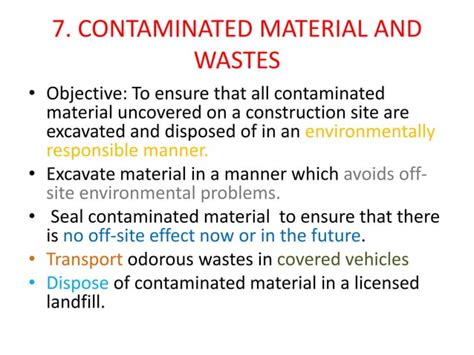 Environmental Considerations In Construction Pptx
