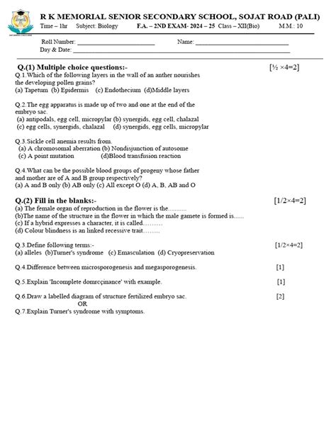 12th Science Pdf