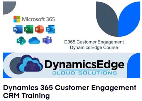Dynamics 365 Customer Engagement CRM Training September 2024 Dynamics