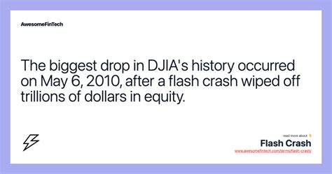 Flash Crash Awesomefintech Blog